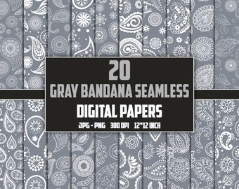 Seamless Bandana Paisley Pattern Svg Png Dxf - Etsy