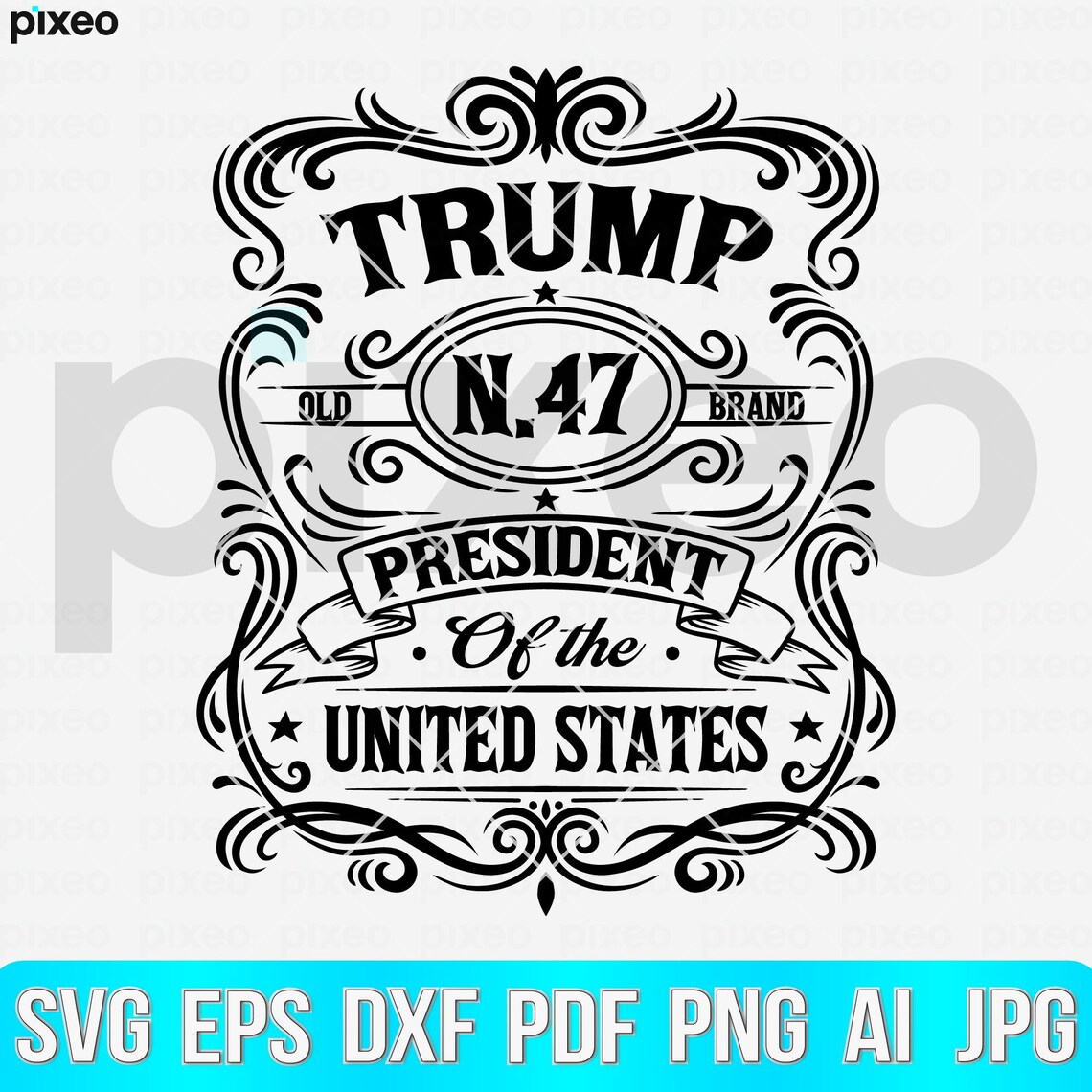 Trump Whiskey Label SVG: MAGA Cricut Clipart (digital Download) - Etsy