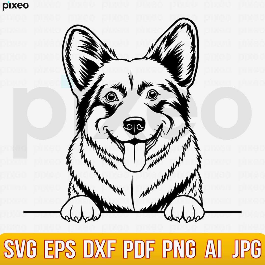 Corgi Svg, Welsh Corgi Svg, Corgi Clipart, Dog Svg, Dog Lover Svg ...