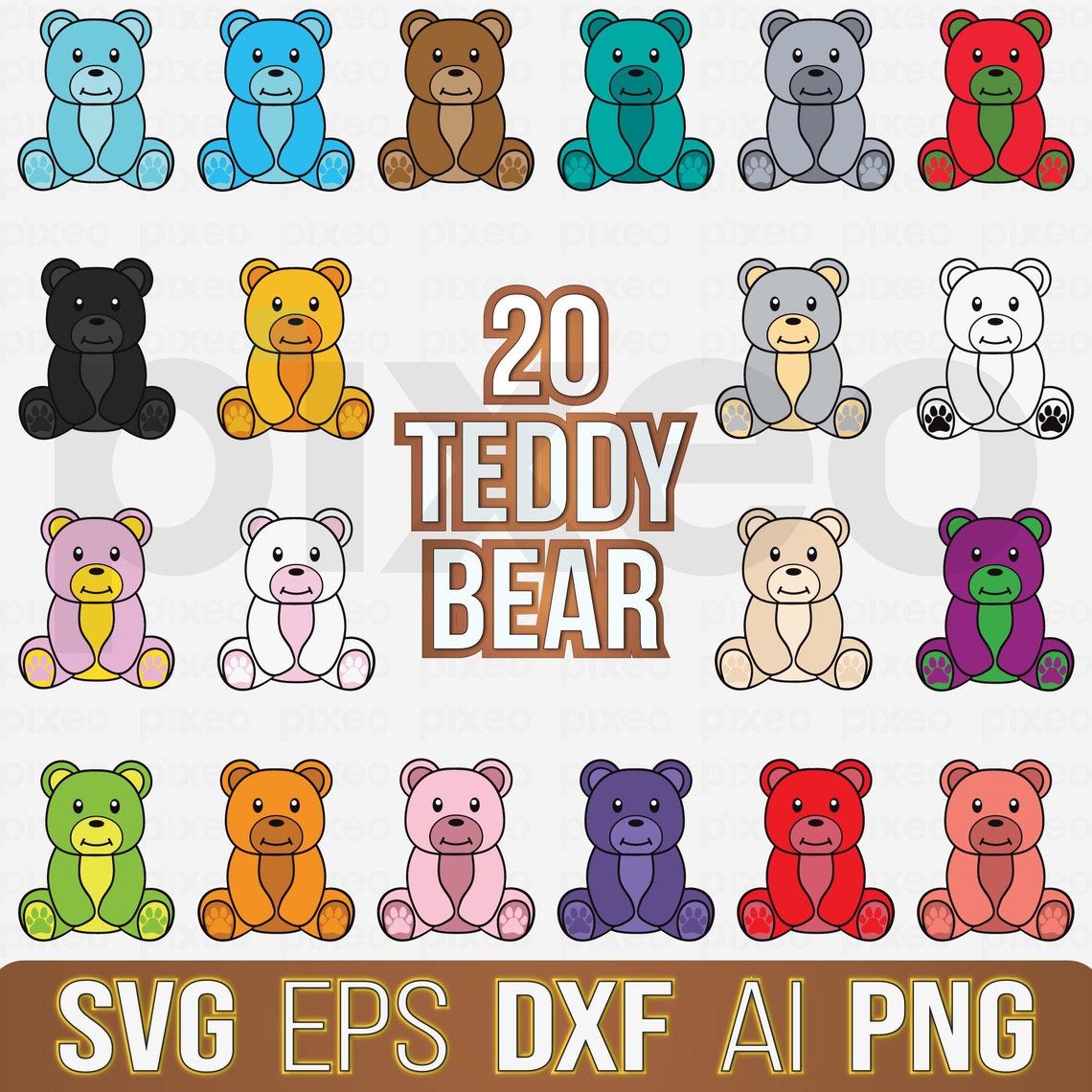 Teddy Bear Svg Stitched Teddy Bear Svg Baby Bear Svg Teddy - Etsy