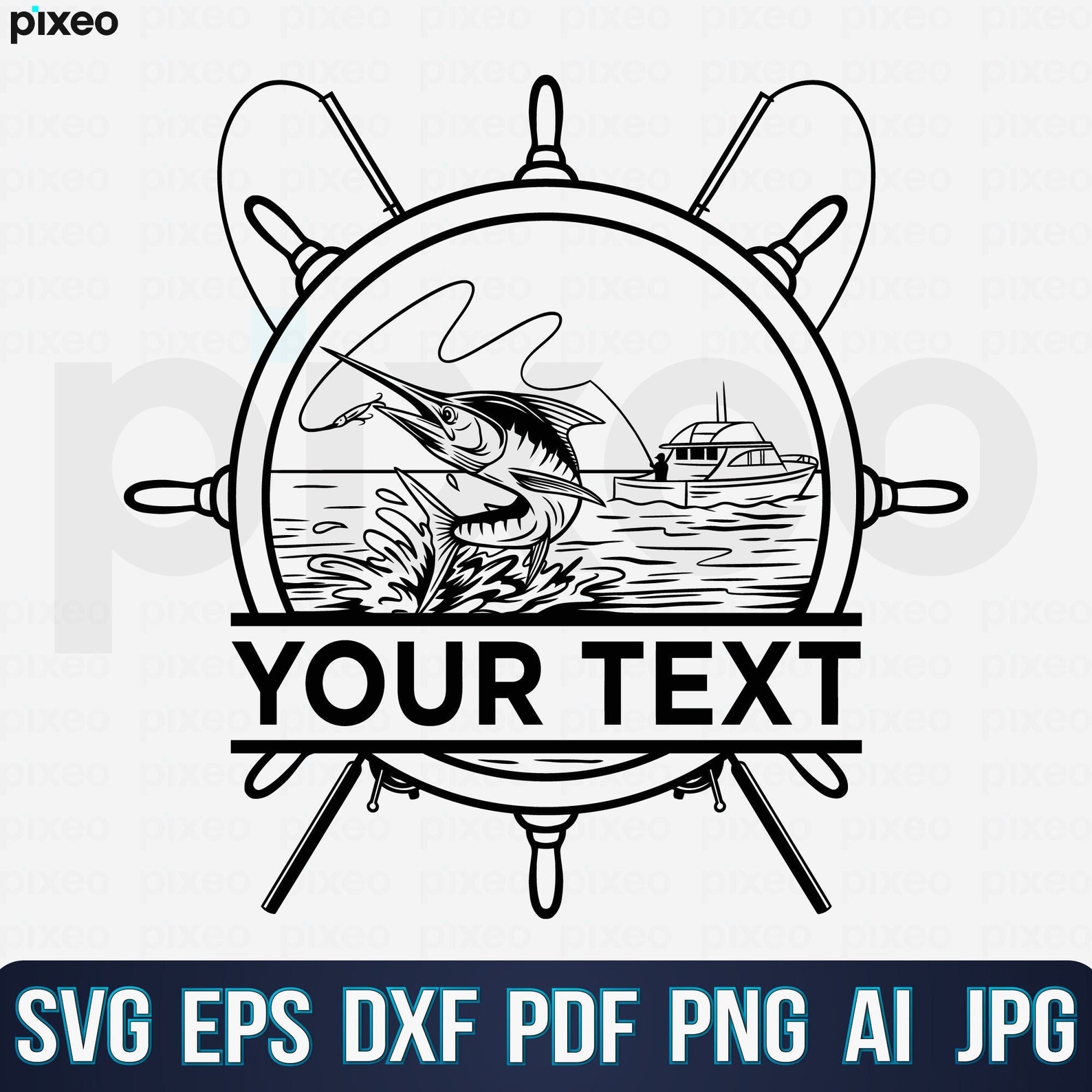 Bass Fishing Name SVG: Fisherman Clipart, Fish Hook Design (digital ...