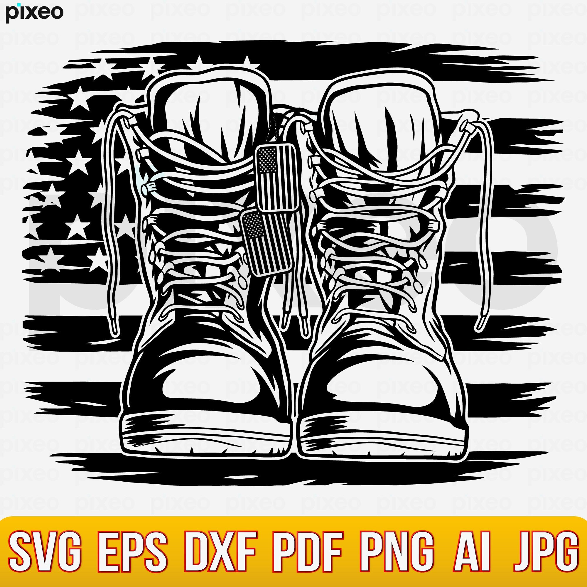 Buy US Combat Boots Svg Army Boots Svg Soldier Boots Svg Online in ...