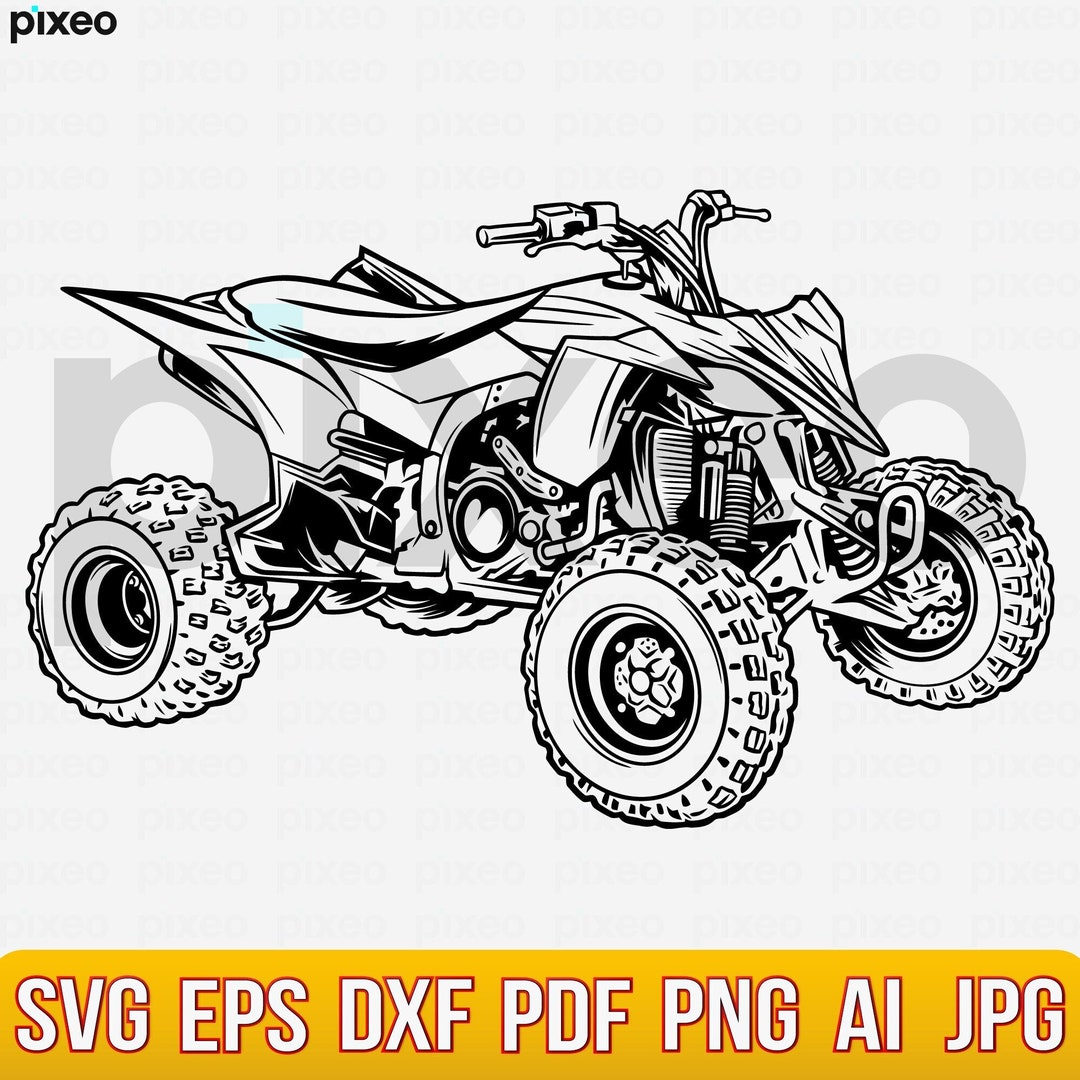 US 4 Wheeler Svg, ATV Svg, 4 Wheeler Svg, Off-road Svg, ATV Clipart ...