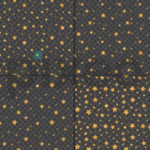 Gold Star Seamless Pattern, Gold Star Digital Paper, Star Printable ...
