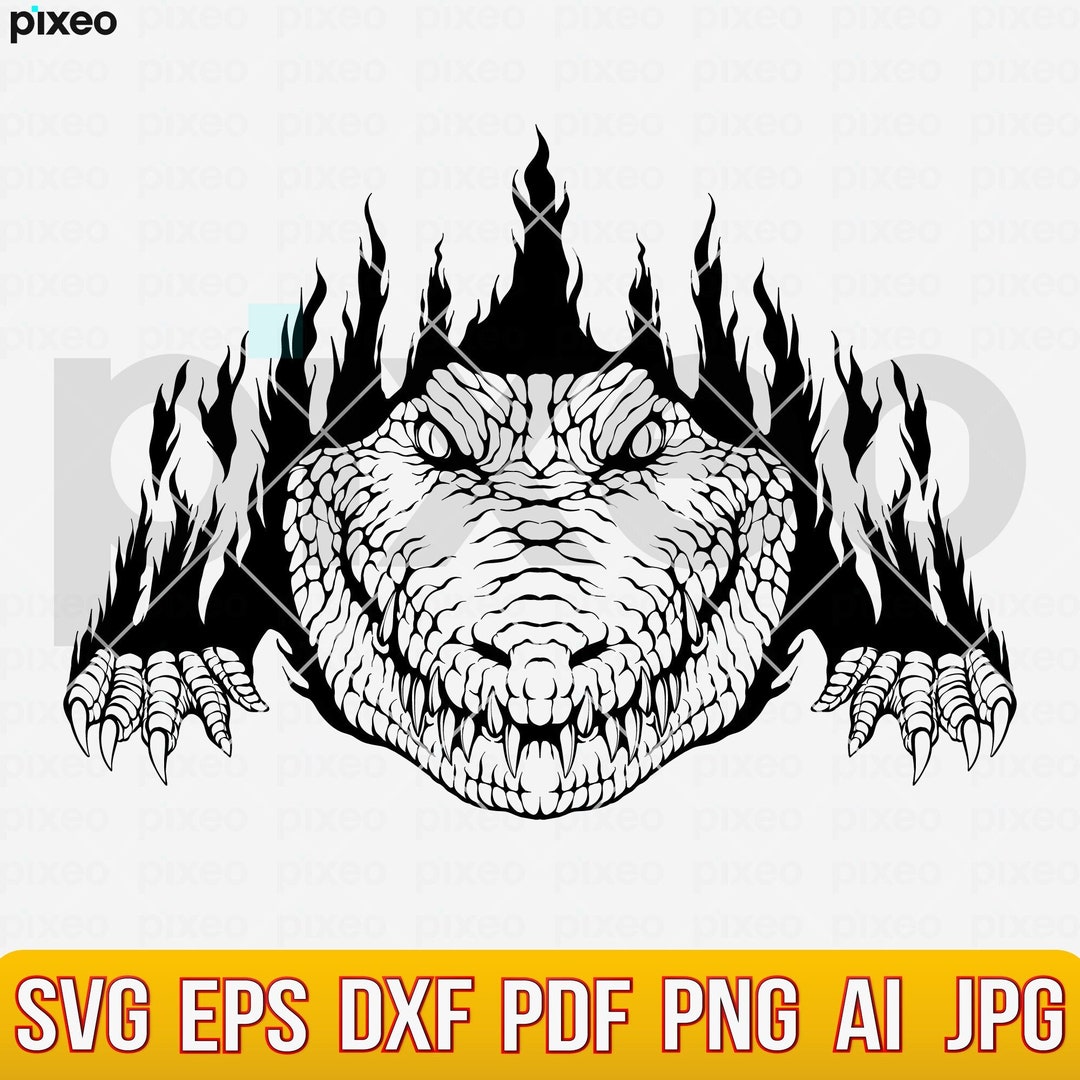 Crocodile Claws Scratch Svg, Alligator Svg, Alligator Scratch Svg ...