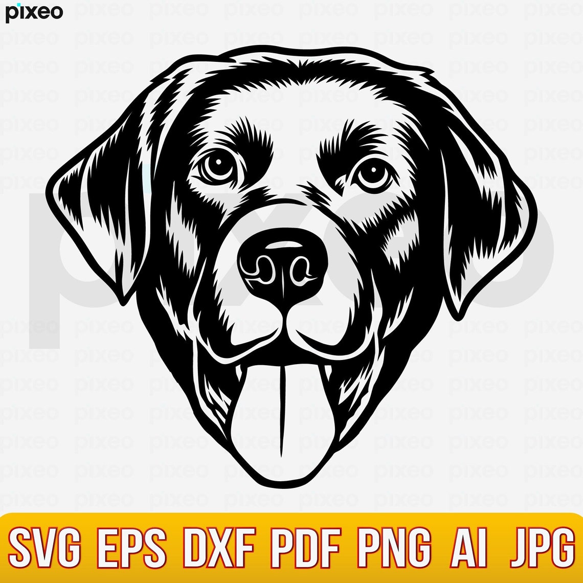 Labrador Svg Labrador Retriever Svg Labrador Clipart - Etsy
