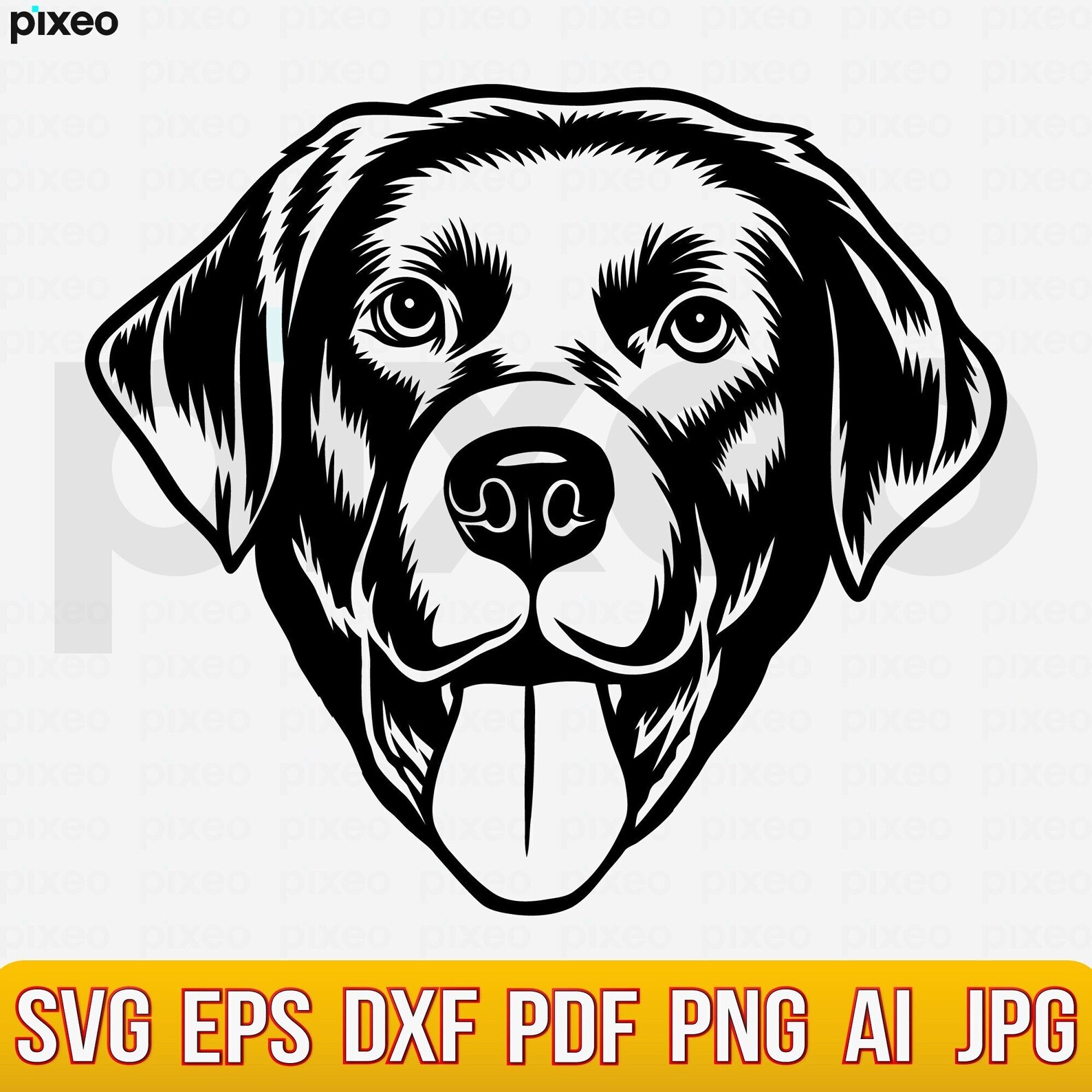 Labrador Svg Labrador Retriever Svg Labrador Clipart - Etsy