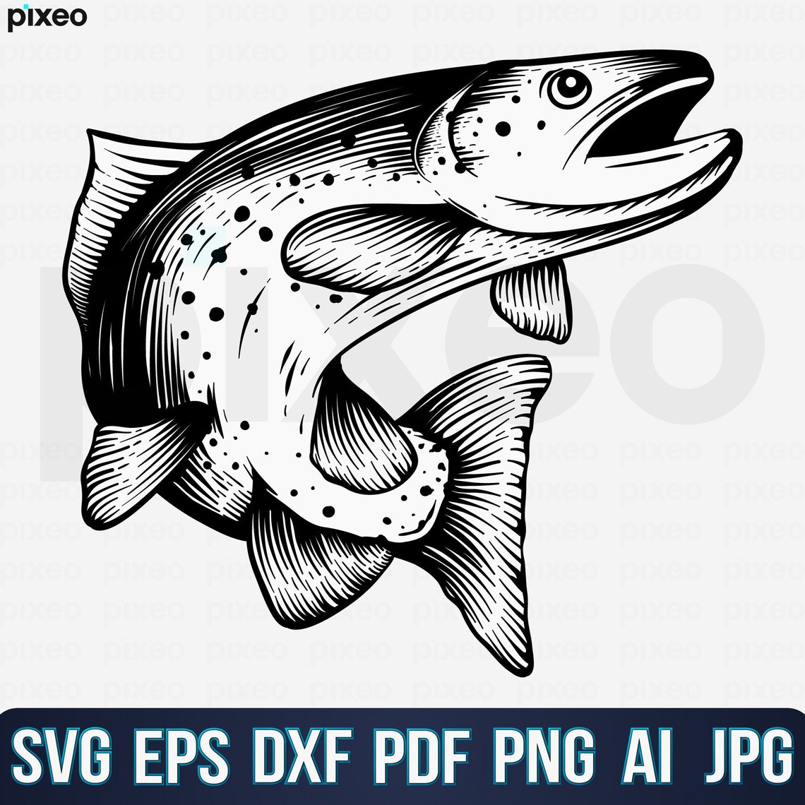Trout Fishing Svg Trout Fish Svg Trout Svg Trout Fish - Etsy