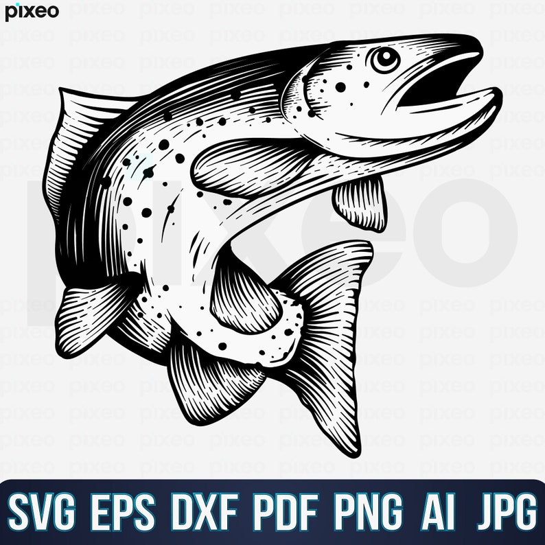 Trout Fishing Svg Trout Fish Svg Trout Svg Trout Fish - Etsy