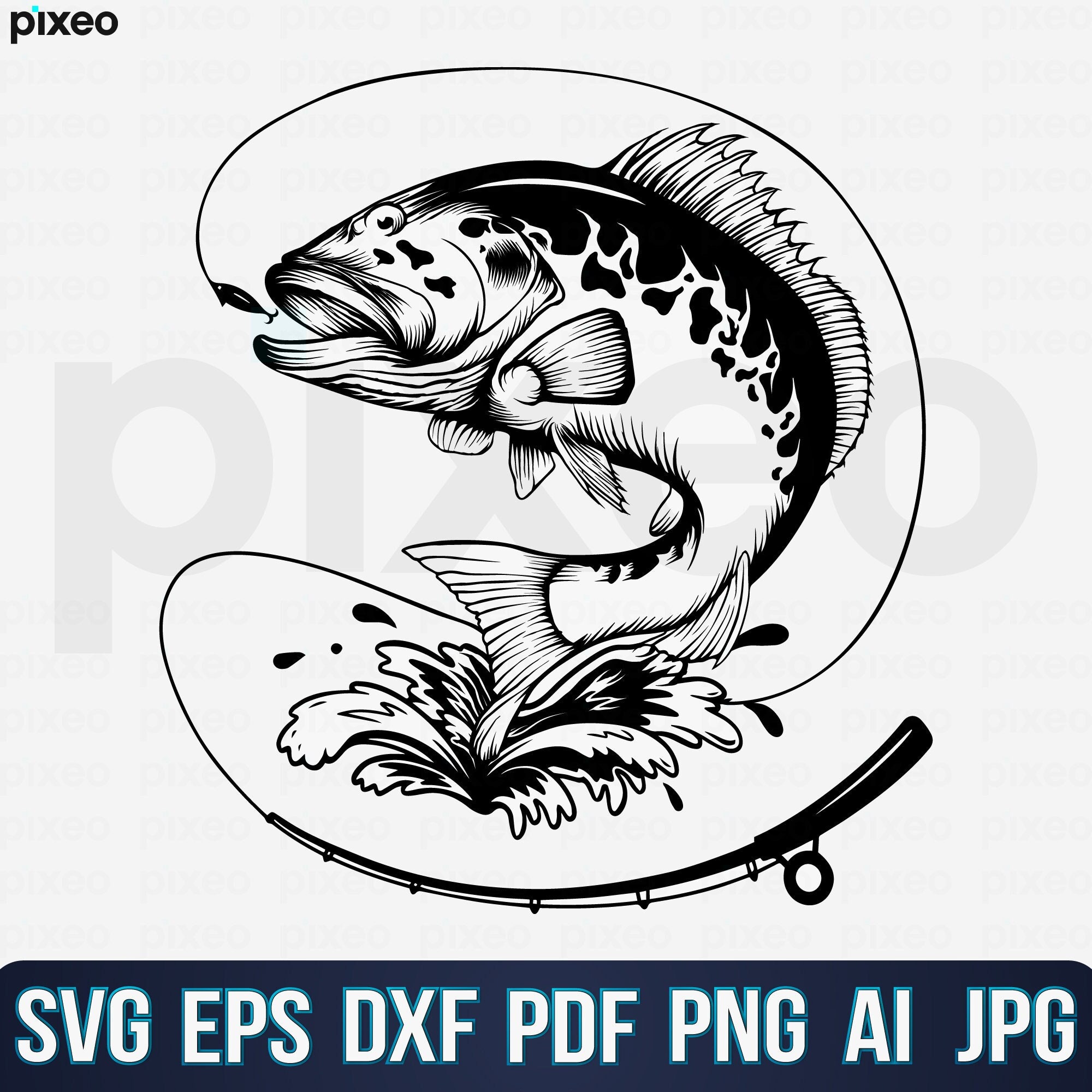 Grouper Fishing Svg Fishing Svg Grouper Fish Svg Grouper - Etsy Australia