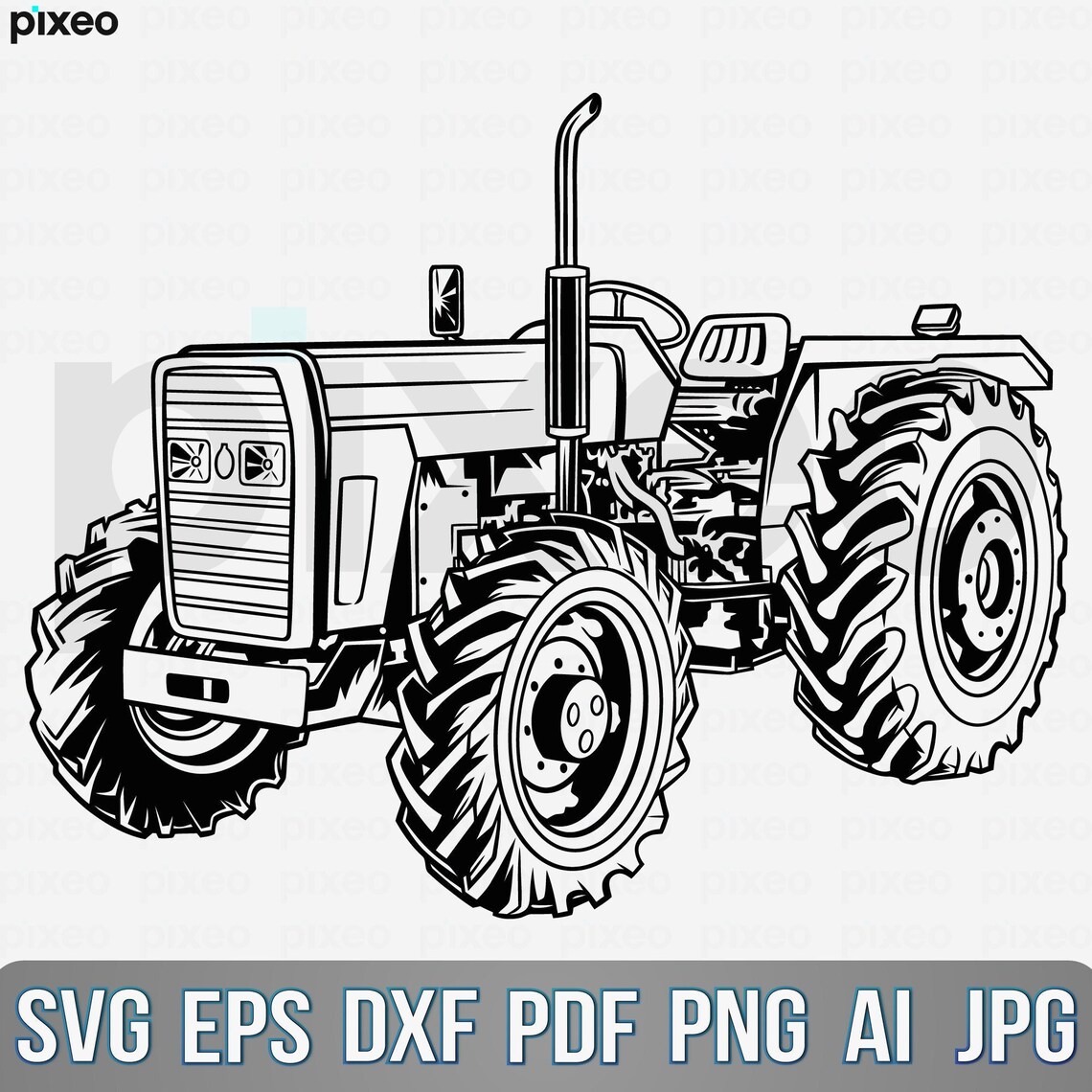 Farm Tractor Svg Tractor Svg Tractor Clipart Farmer Svg - Etsy