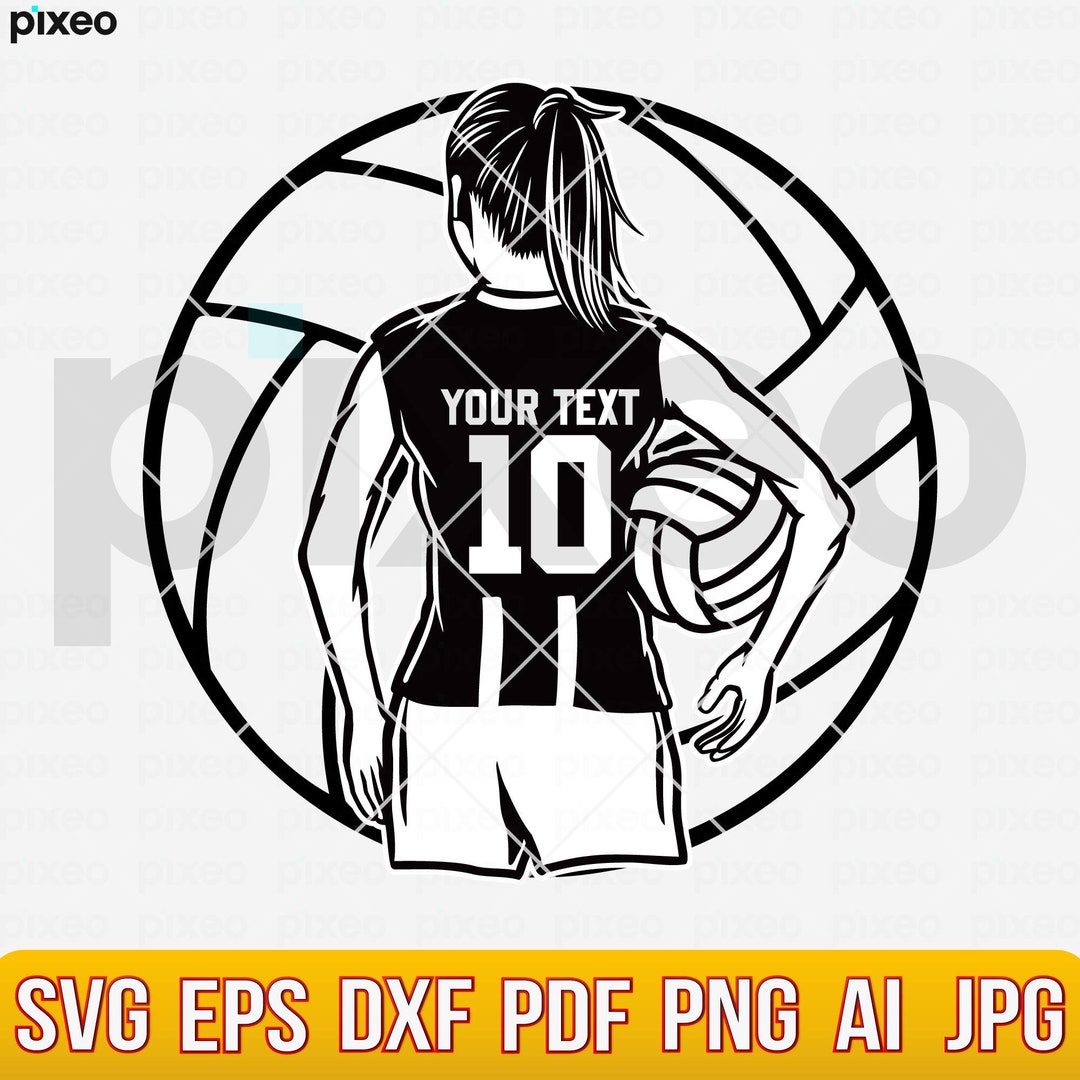 Volleyball Player Svg, Volleyball Svg, Volleyball Name Svg, Volleyball ...