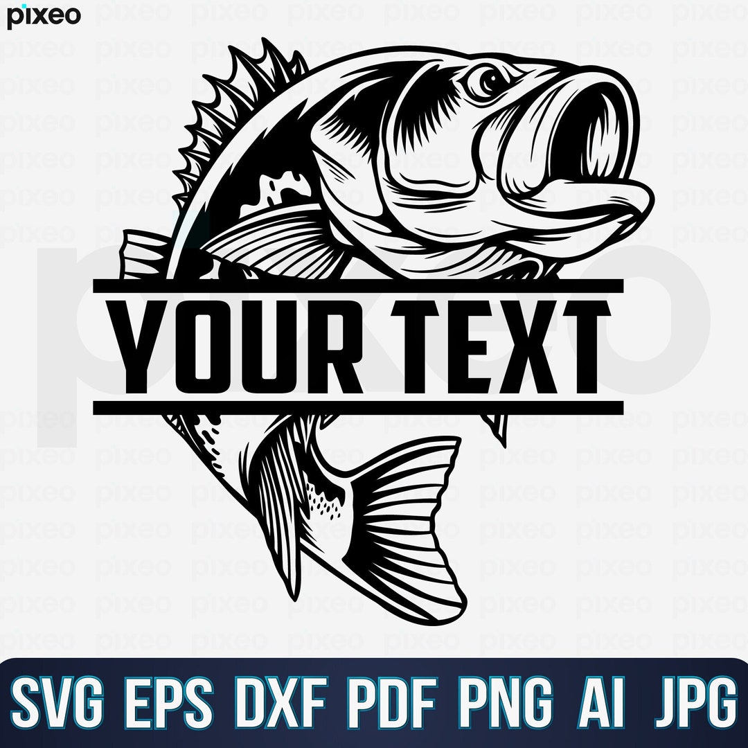 Cool Bass Fishing Logos
