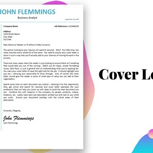 Resume Template, CV Template, Cover Letter Template, Professional ...