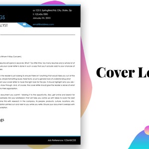 Resume Template, CV Template, Cover Letter Template, Professional ...