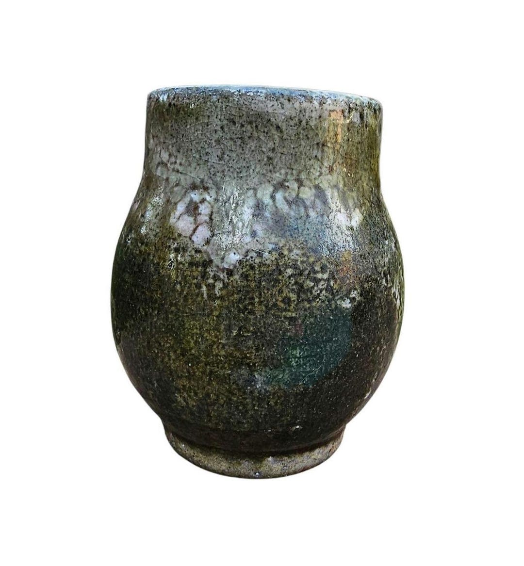 Soda Fired Shino Ceramic Contemporary Japanese Style Vase Stoneware Art ...