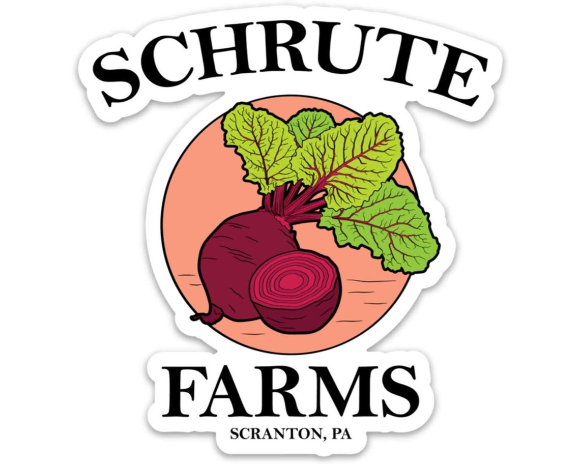 Schrute Farms Beets Office Vinyl Sticker Waterproof Decal - Etsy