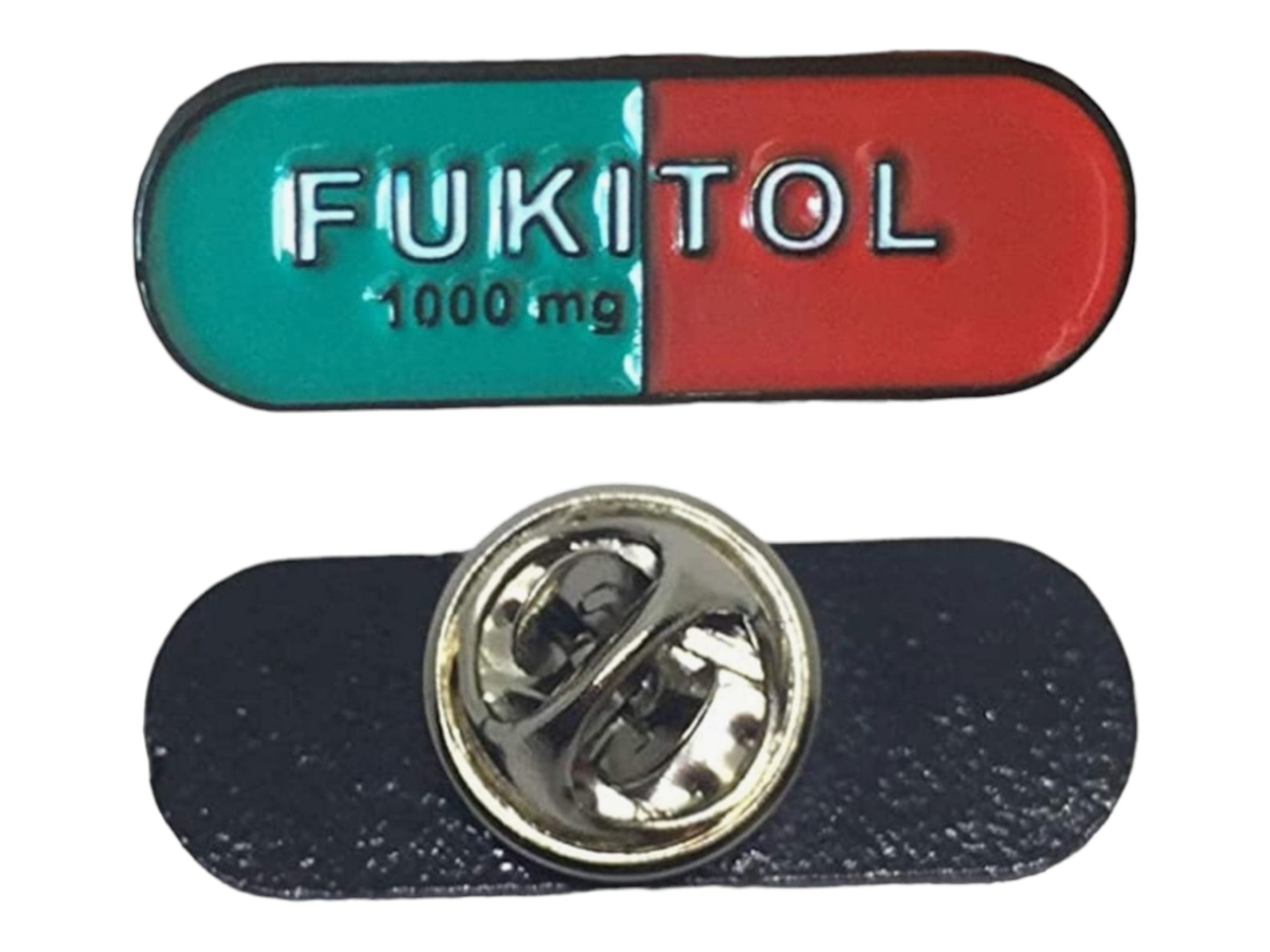Fukitol Enamel Pin: Sarcastic Prescription Pill Gift - Etsy