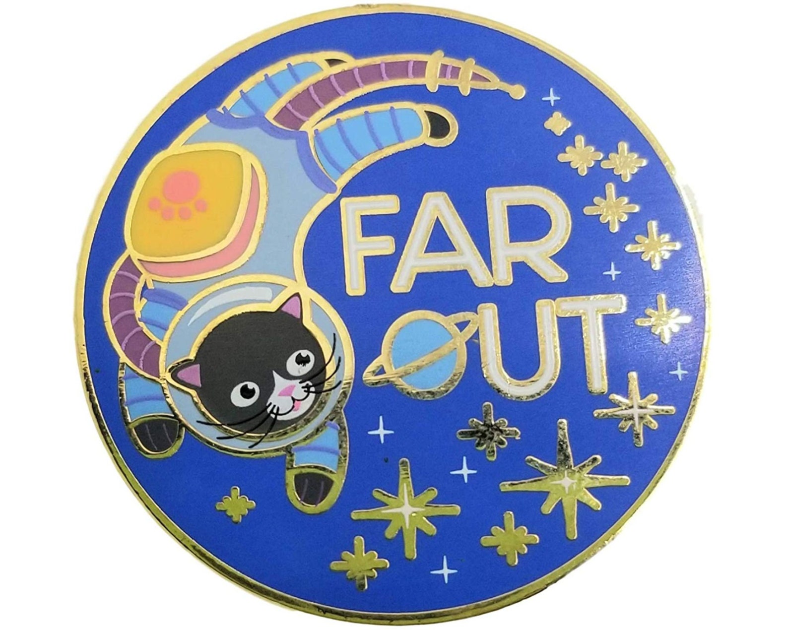 Stickeroonie Astro Cat Enamel Pin Astronaut Kitty Space Suit | Etsy