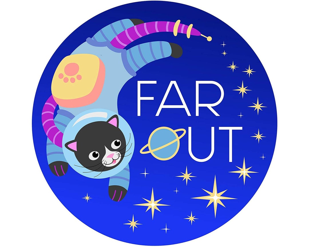 Stickeroonie Cute Space Cat Astronaut Kitty Vinyl Sticker - Etsy