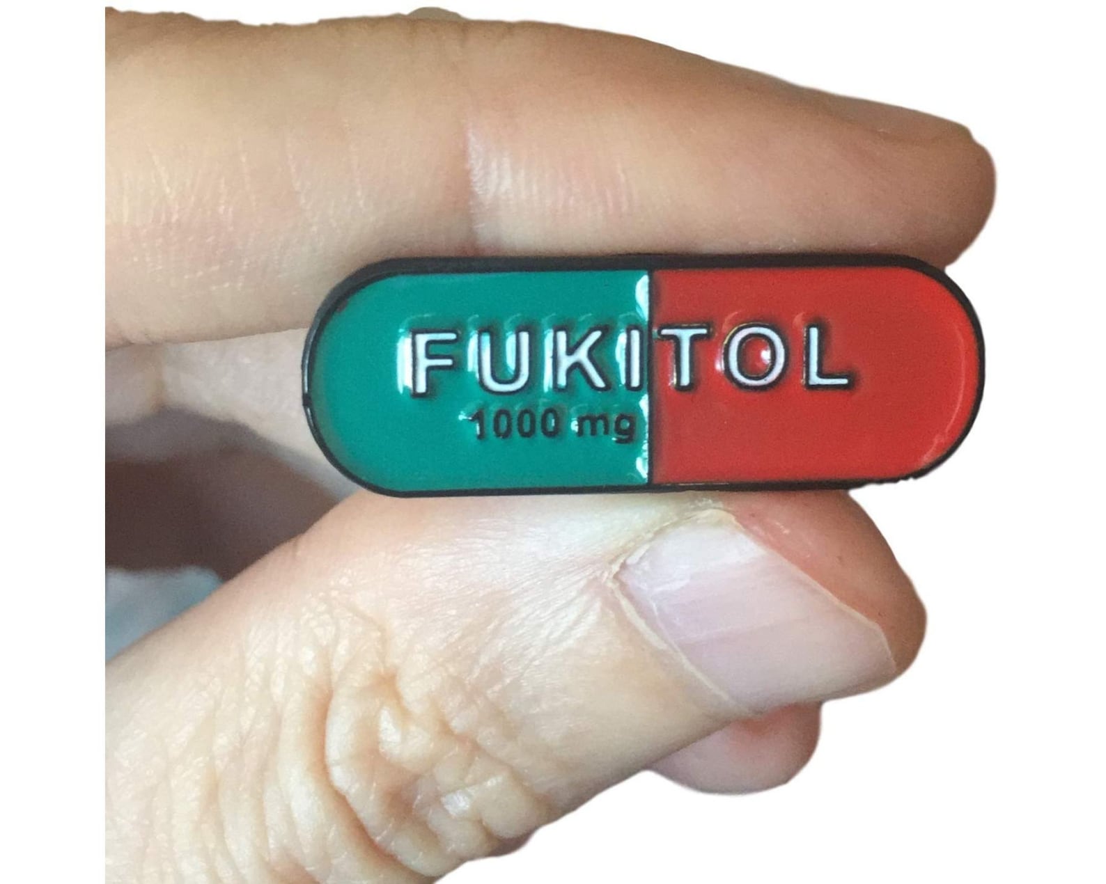 Fukitol Enamel Pin Funny Sarcasm Fukitol Prescription Pill - Etsy Hong Kong