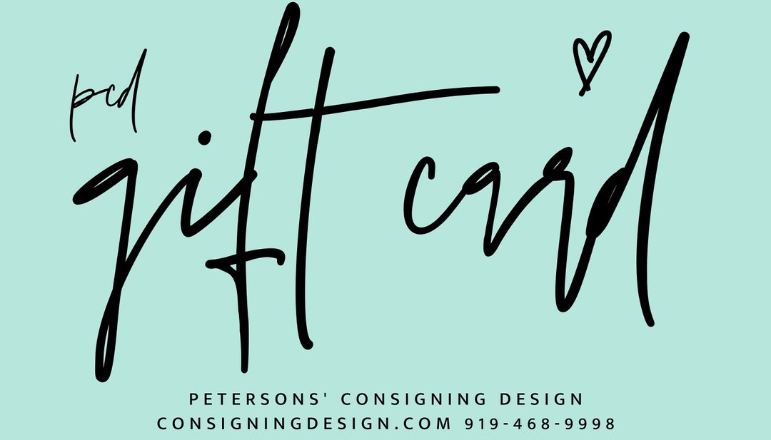 Gift Card Design - Etsy