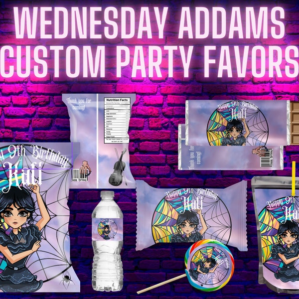 Wednesday Birthday Party - Etsy