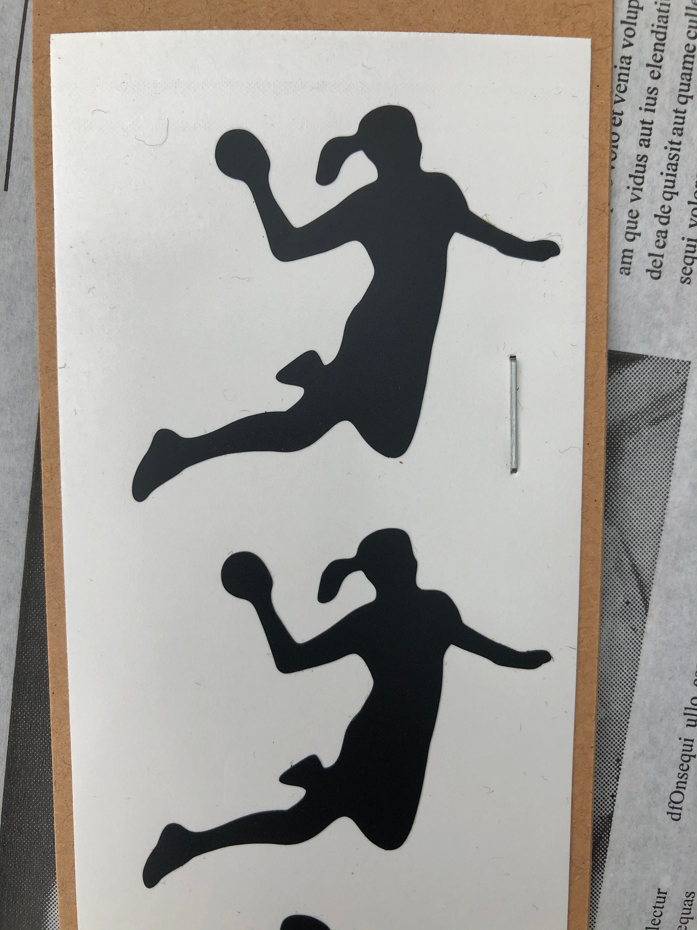 Sticker Aufkleber Handball Mädchen Handballerin | Etsy