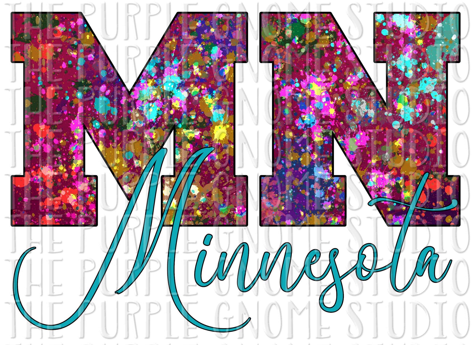 Minnesota United States USA Sublimation PNG File Digital | Etsy