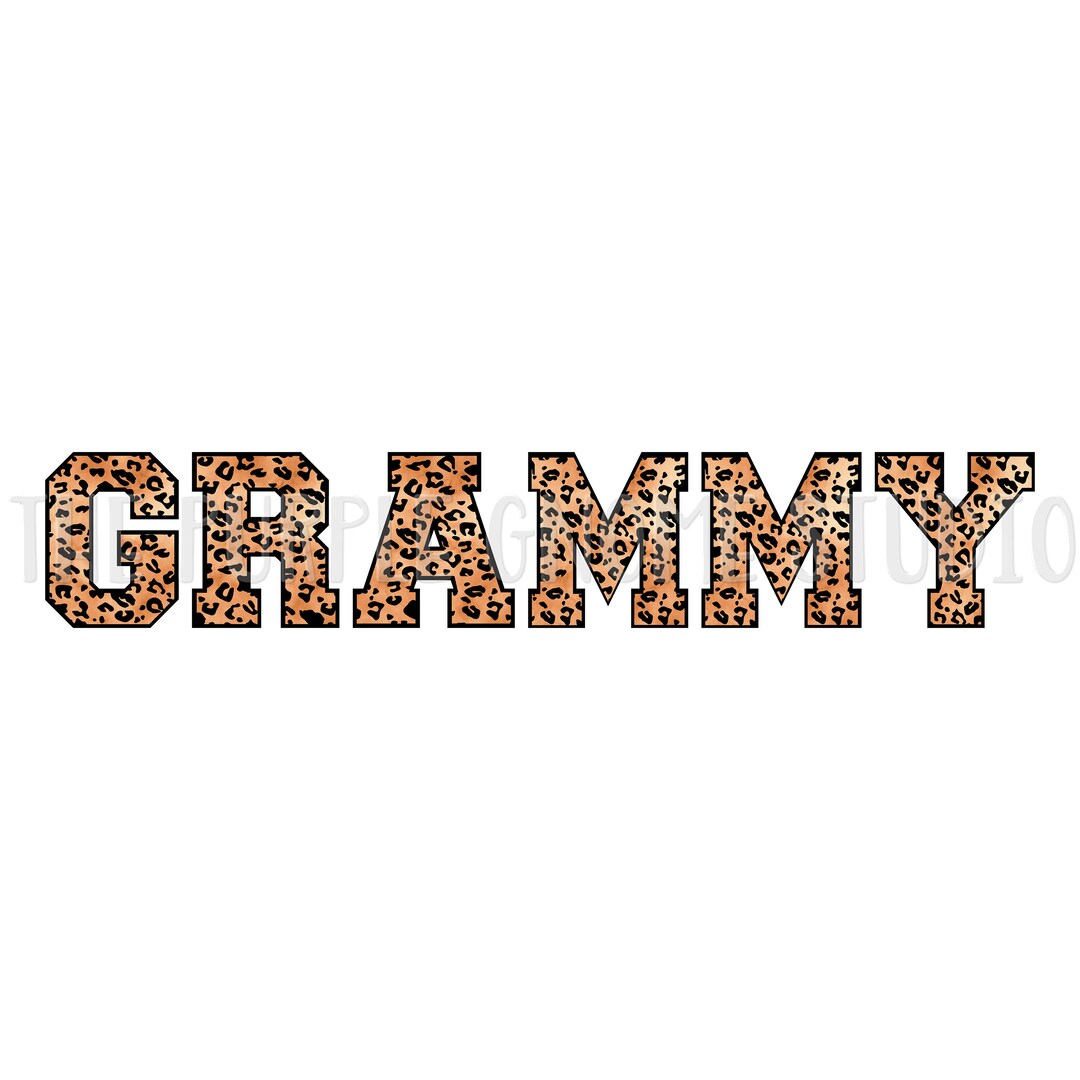 Grammy PNG, Grammy Sublimation, Leopard Print Grammy, Leopard Print ...