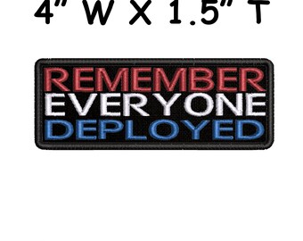 Remember Everyone Deployed Patch - Etsy