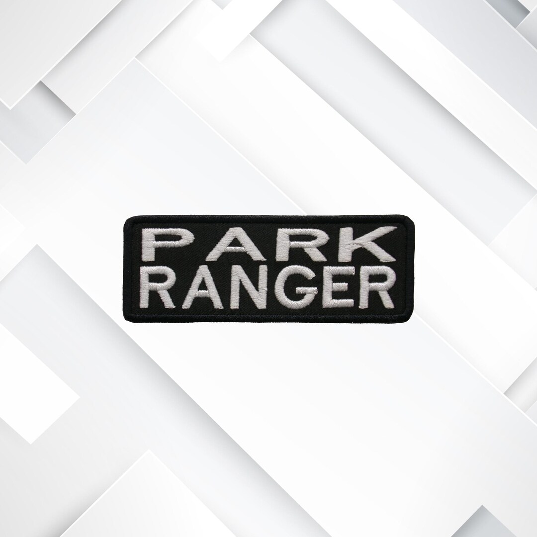 Park Ranger Patch Iron-on Embroidered Appliqué for Jacket, Backpack ...