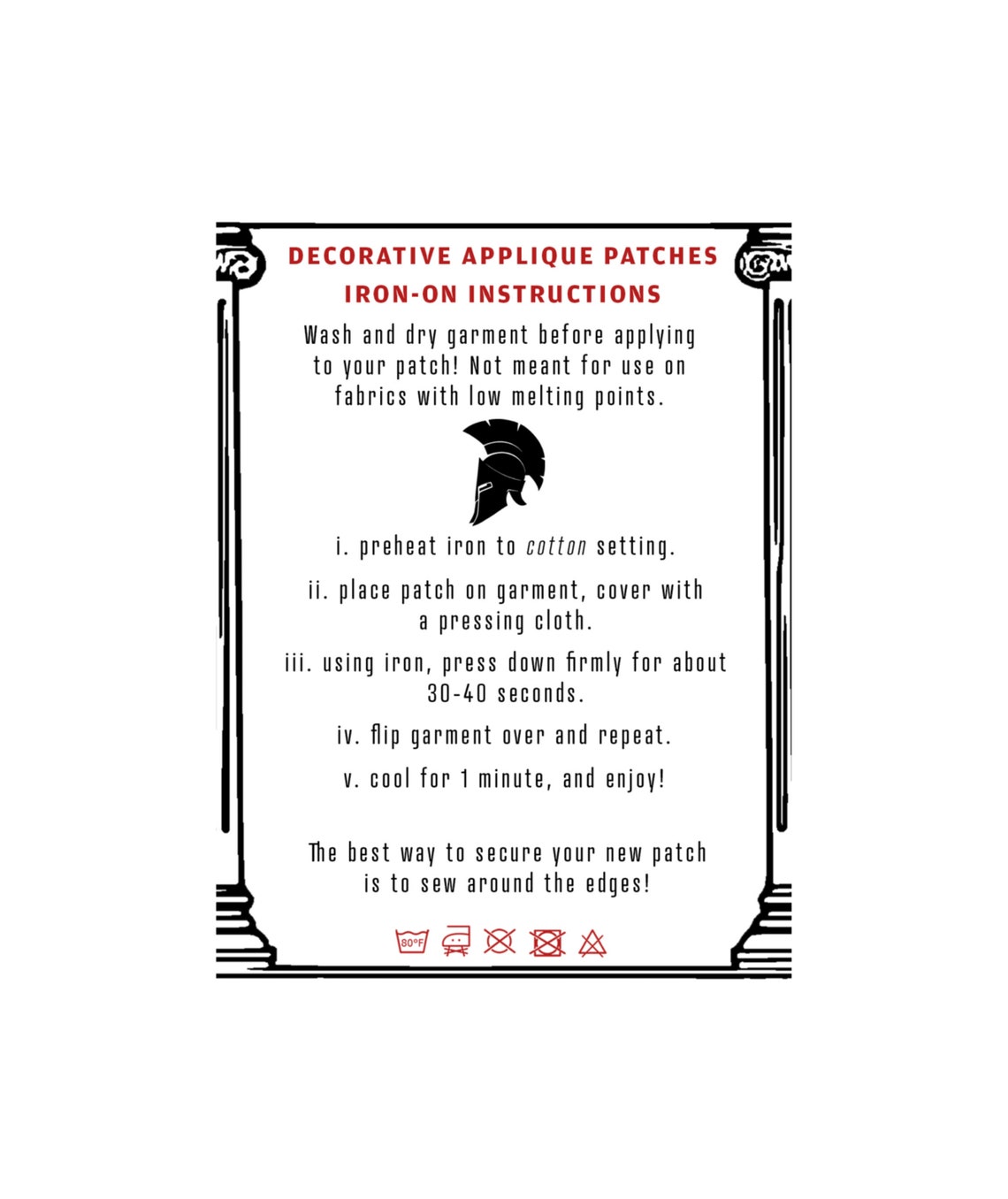 Spartan Shield Crest Embroidered Patch Iron-on / Sew-on Custom | Etsy