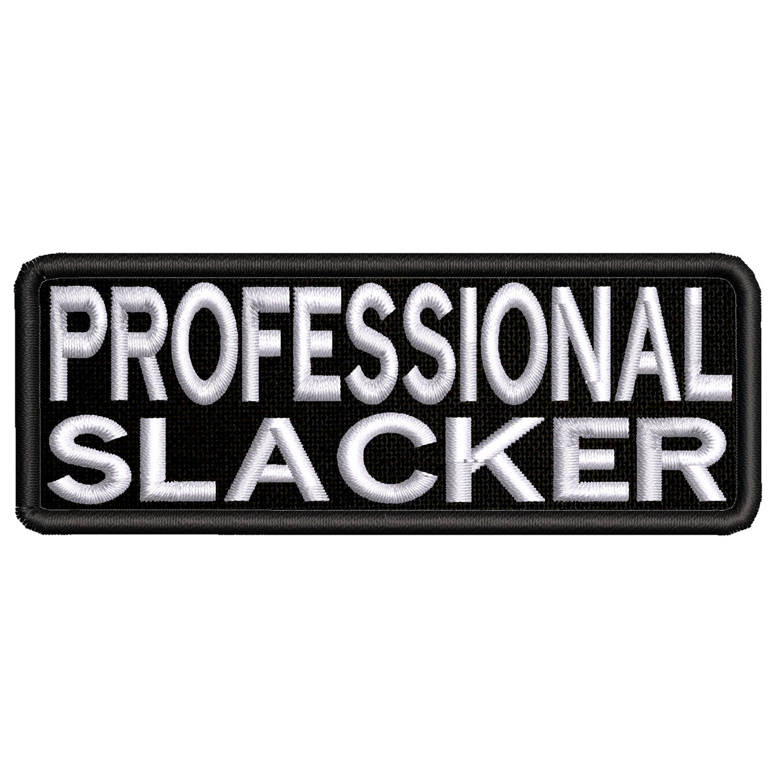 Professional Slacker Embroidered Patch Iron-on / Sew-on Funny | Etsy