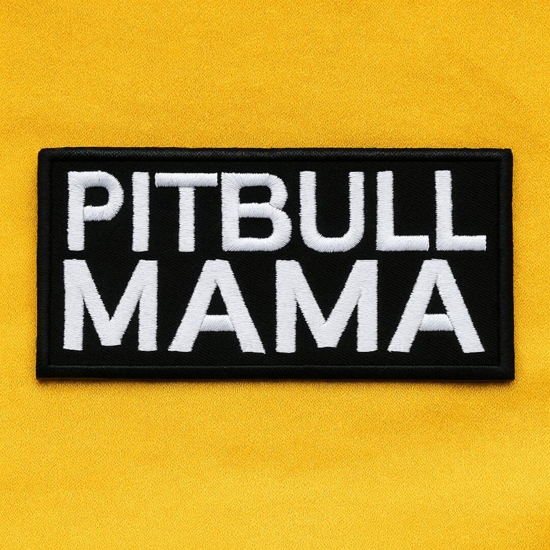 Pitbull Mama Patch/iron-on Patch/dog Breed Gift/family Pet/embroidered ...