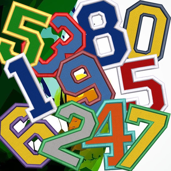 Custom Numbers Patch - Etsy