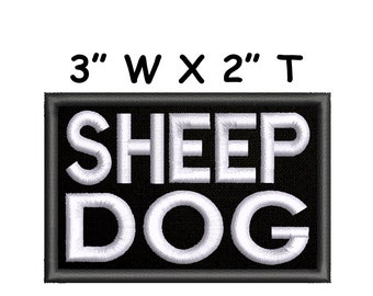 Sheep Dog Applique - Etsy