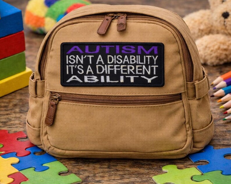 Autism Isn't A Disability Patch – Embroidered Iron-on Sew-on Badge ...