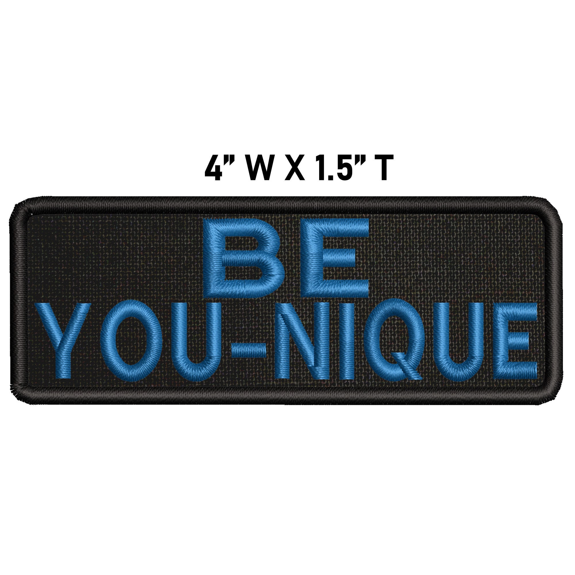Be You-nique Embroidered Patch Iron-on / Sew-on Decorative - Etsy