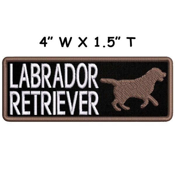 Chocolate Lab Patch - Etsy