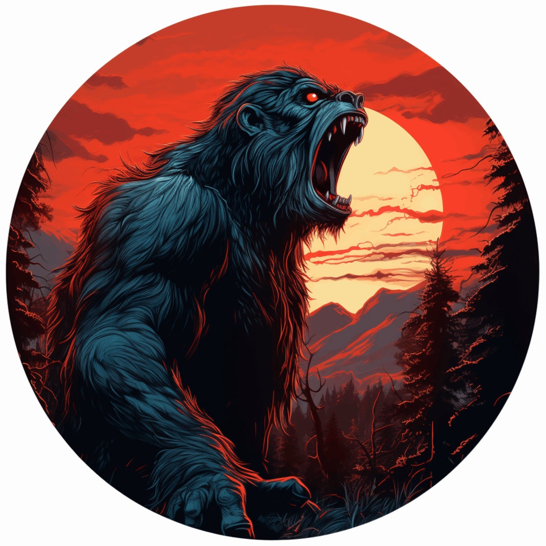 Wolfman Decal Werewolf Vinyl Stickers Decals Cryptid Decal - Etsy