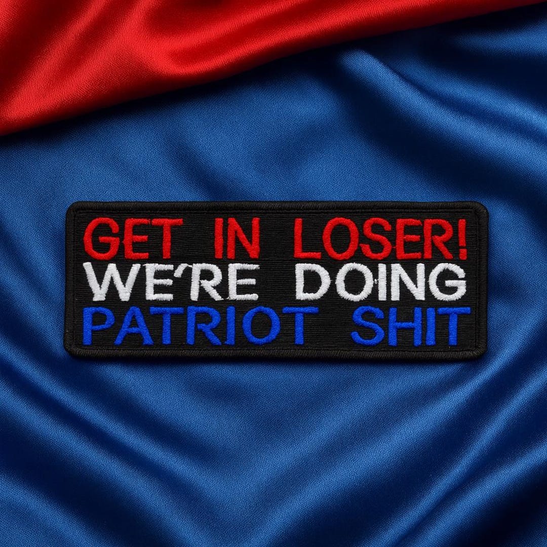 Get In Loser Bunch Patch/Patch/Gestickte Aufnäher/Gestickte Applikation ...