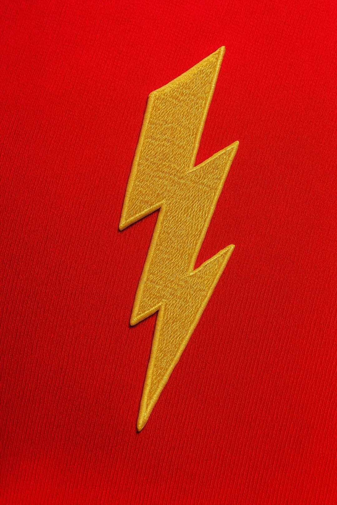 Lightning Bolt Patch/iron-on Patch/gold Thunderbolt Patch/embroidered ...