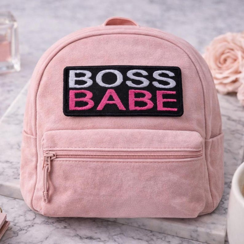 Boss Babe Patch – Motivational Empowerment Embroidered Iron-on Sew-on ...