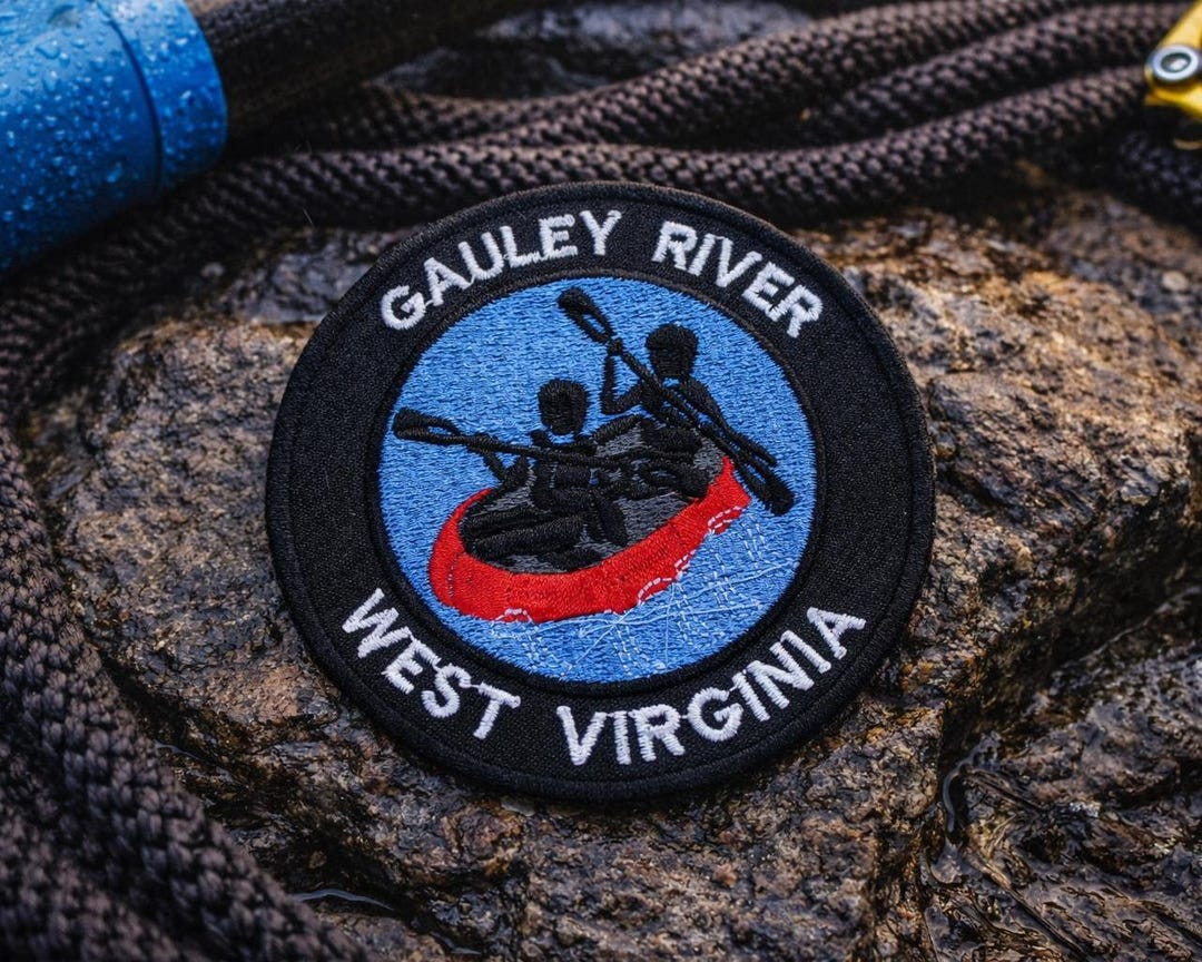 Gauley River White Water Rafting Patch/iron-on Patch/west Virginia ...