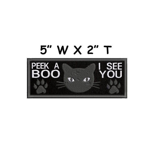 Peek a Boo Iron on Patch - Etsy