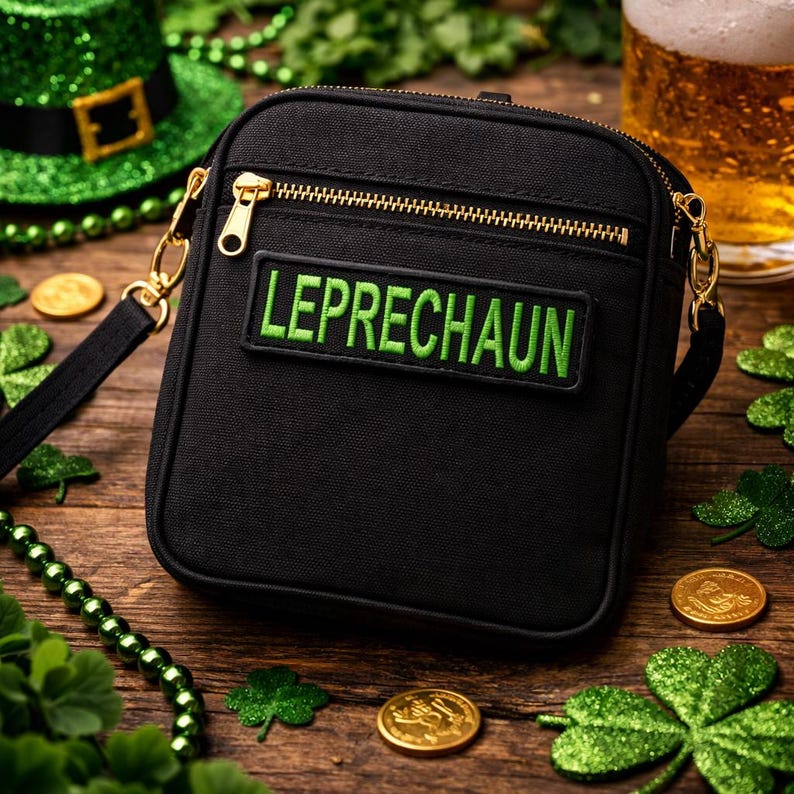 Leprechaun Patch/iron-on Patch/st. Patrick’s Day Green/party Wear ...