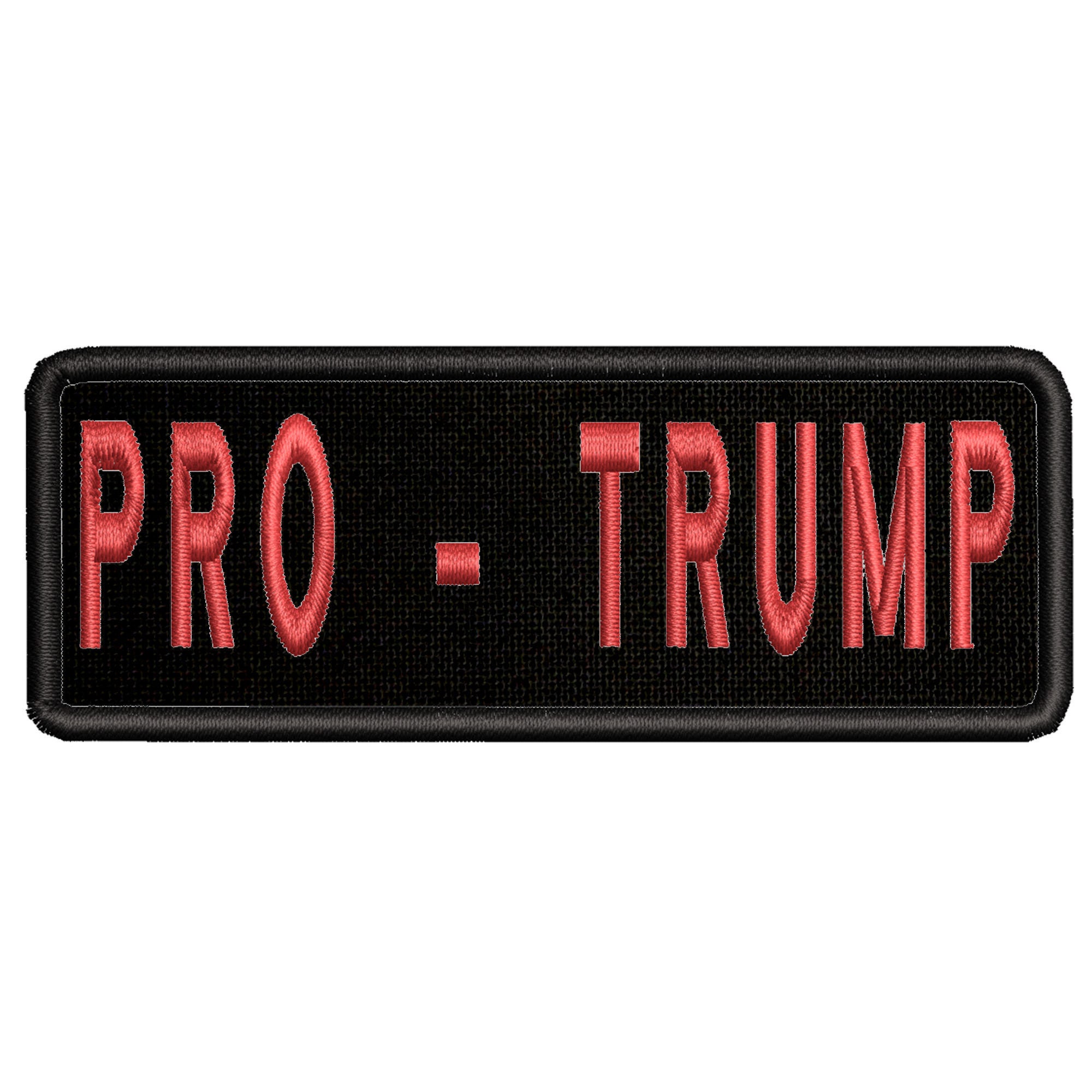 Pro-Trump Embroidered Patch Iron / Sew-On Decorative Biker | Etsy