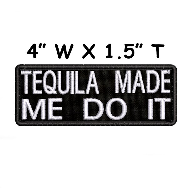 Tequila Iron on Patch - Etsy