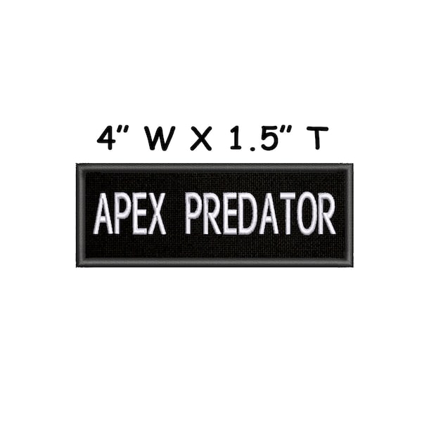 Apex Predator Badge - Etsy
